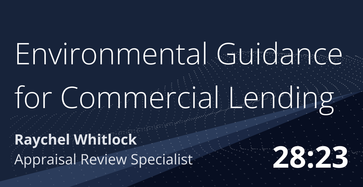 Lunch and Learn: Environmental Guidance for Commercial Lending